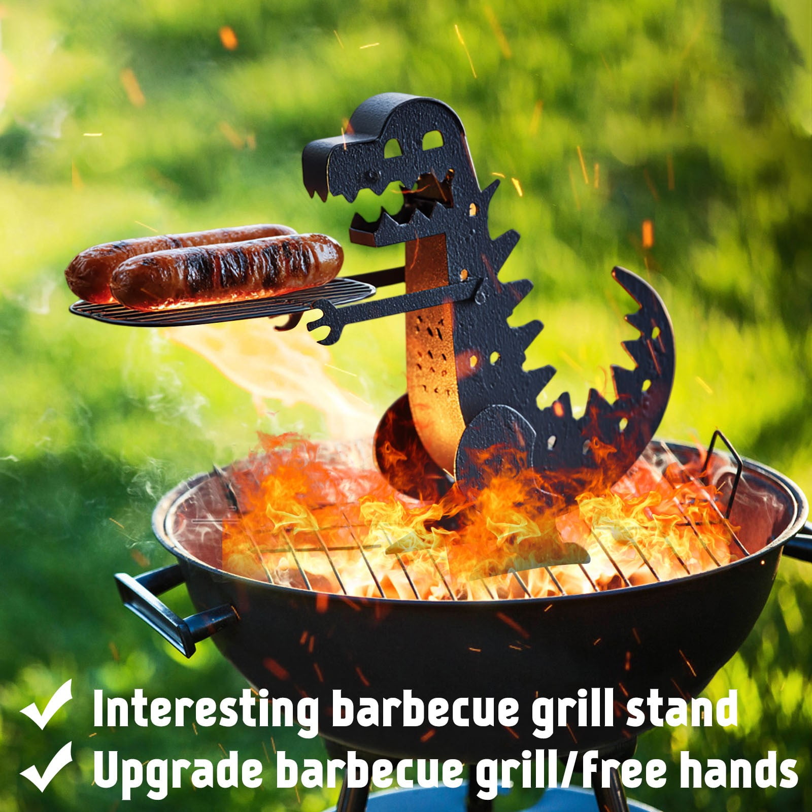 Funny Monster BBQ Stand - 4th of July & Father’s Day Grill Gift ...