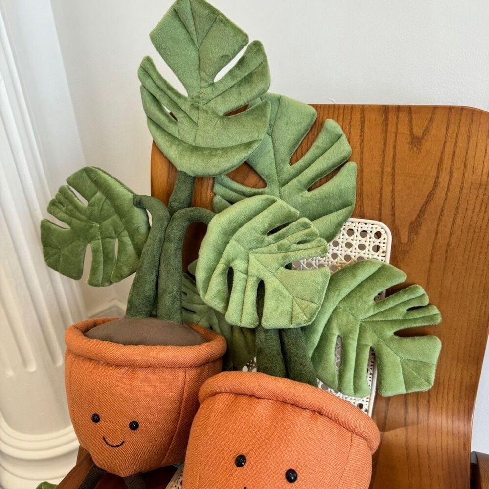 Funny Monstera Plant Stuffed Soft Plush Toy Gift Fun Gift Idea ...