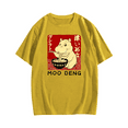 Funny Moo Deng Cotton casual T-shirt - Walmart.com