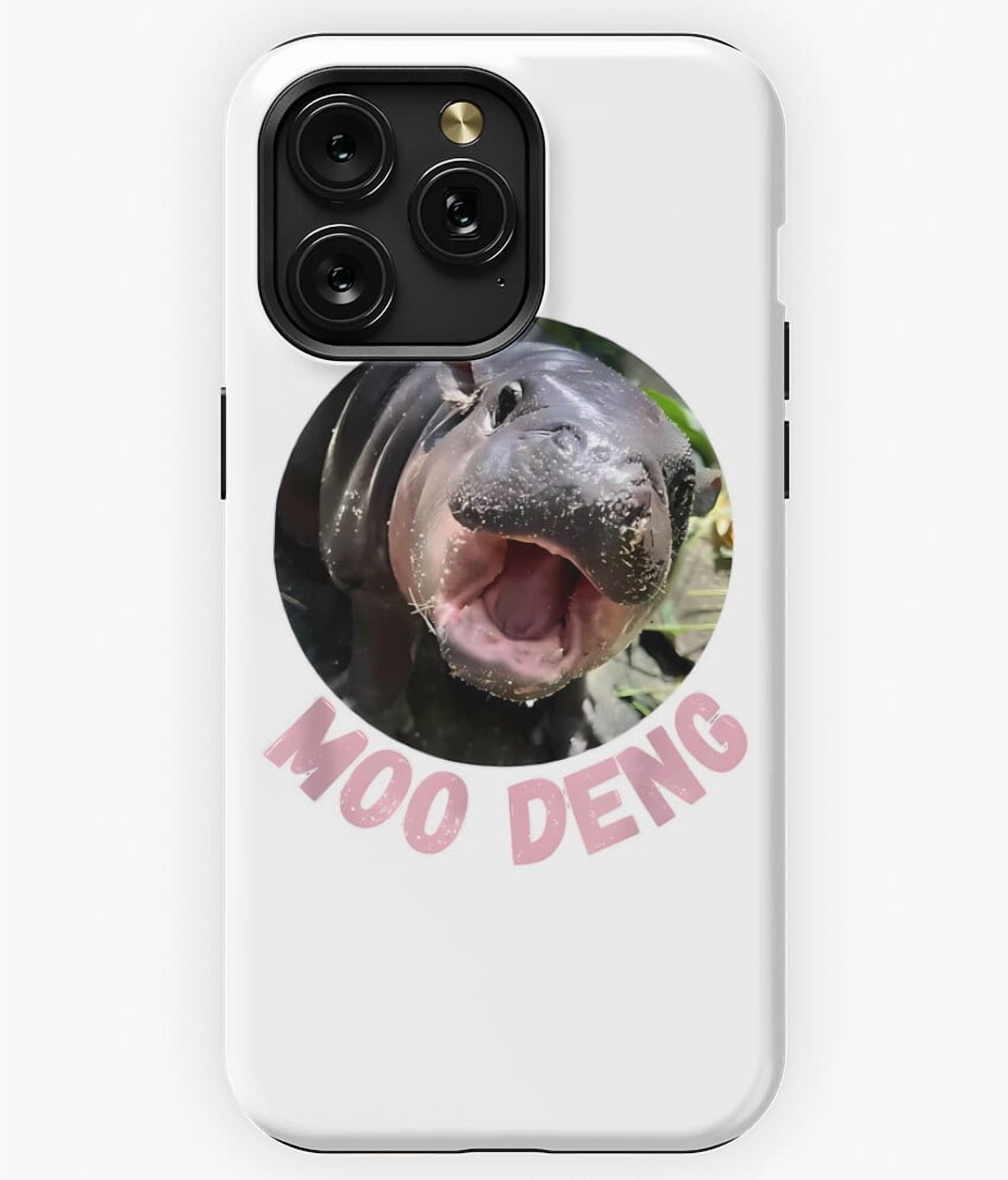Funny Moo Deng Viral Baby Hippo Sensation Graphic A4648 Phone Case for ...