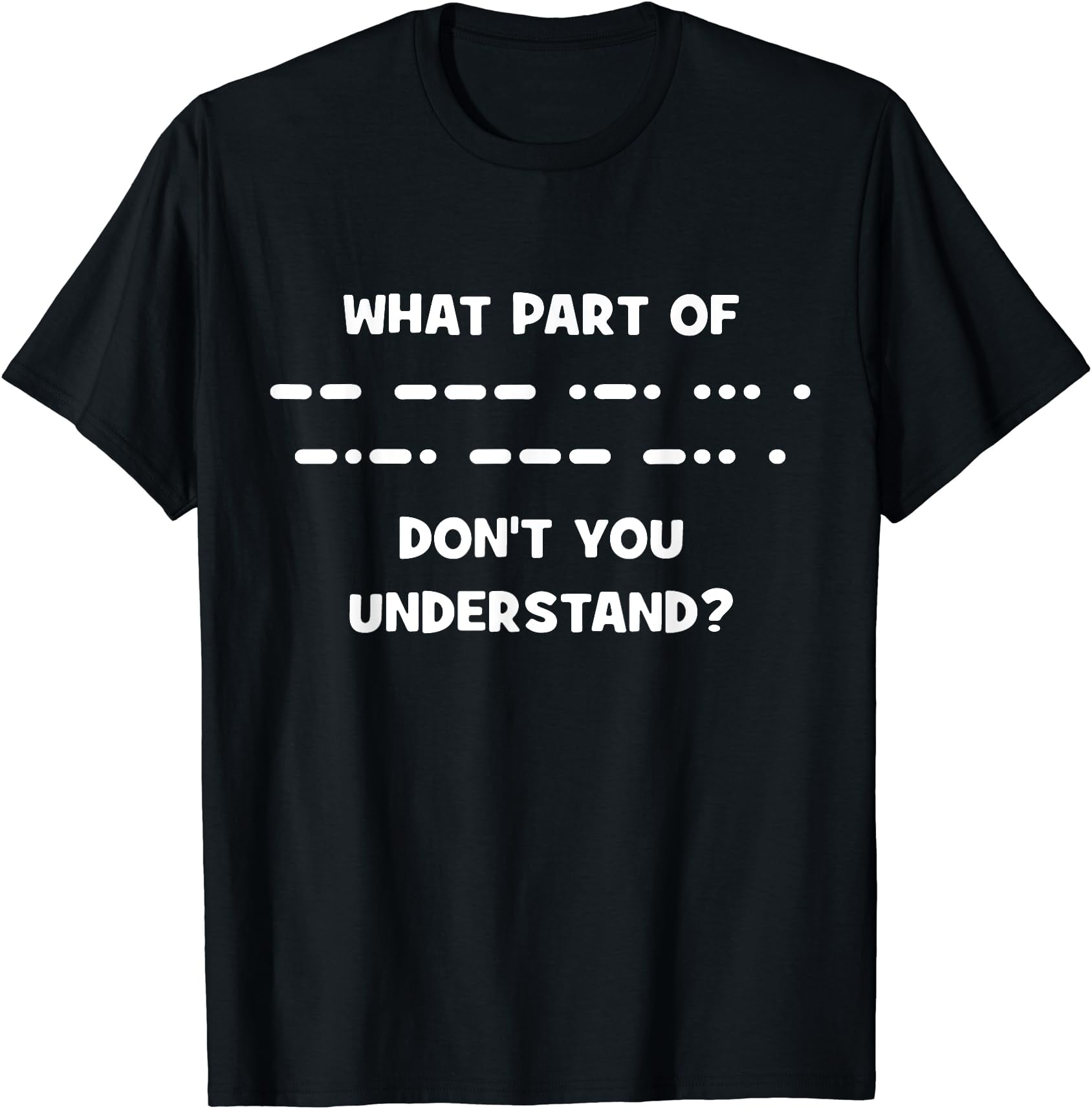 Funny Morse Code Shirt Shortwave Ham Radio Gift - Walmart.com