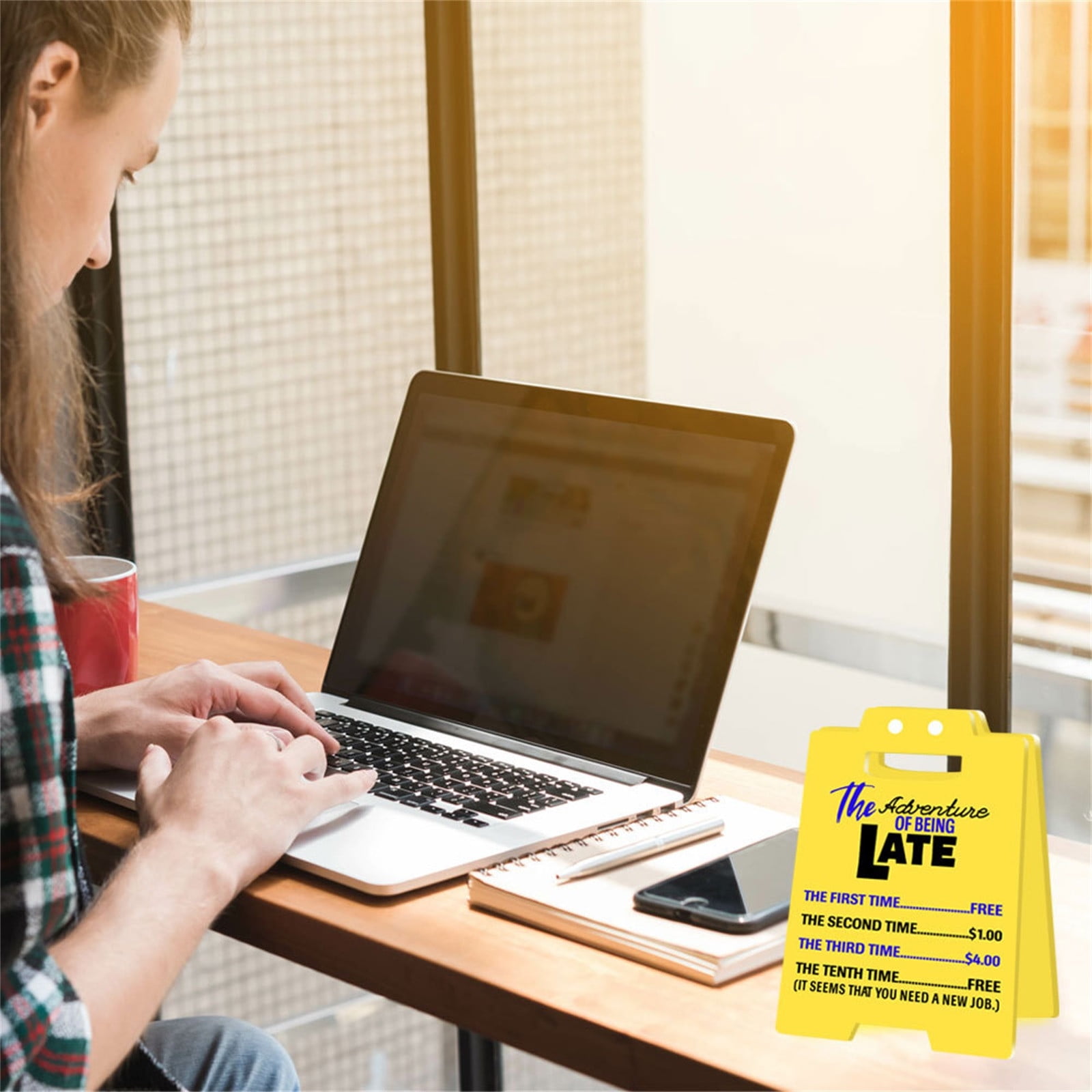 Funny Motivational Office Sign - Acrylic Desktop Encouragement Reminder ...