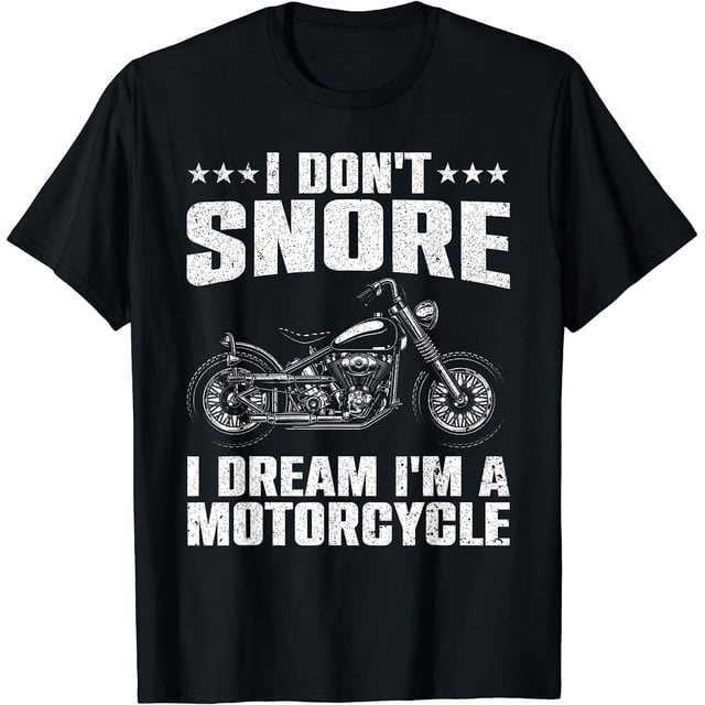 Funny Motorcycle Design For Men Women Motorcycle Rider Lover T-Shirt ...