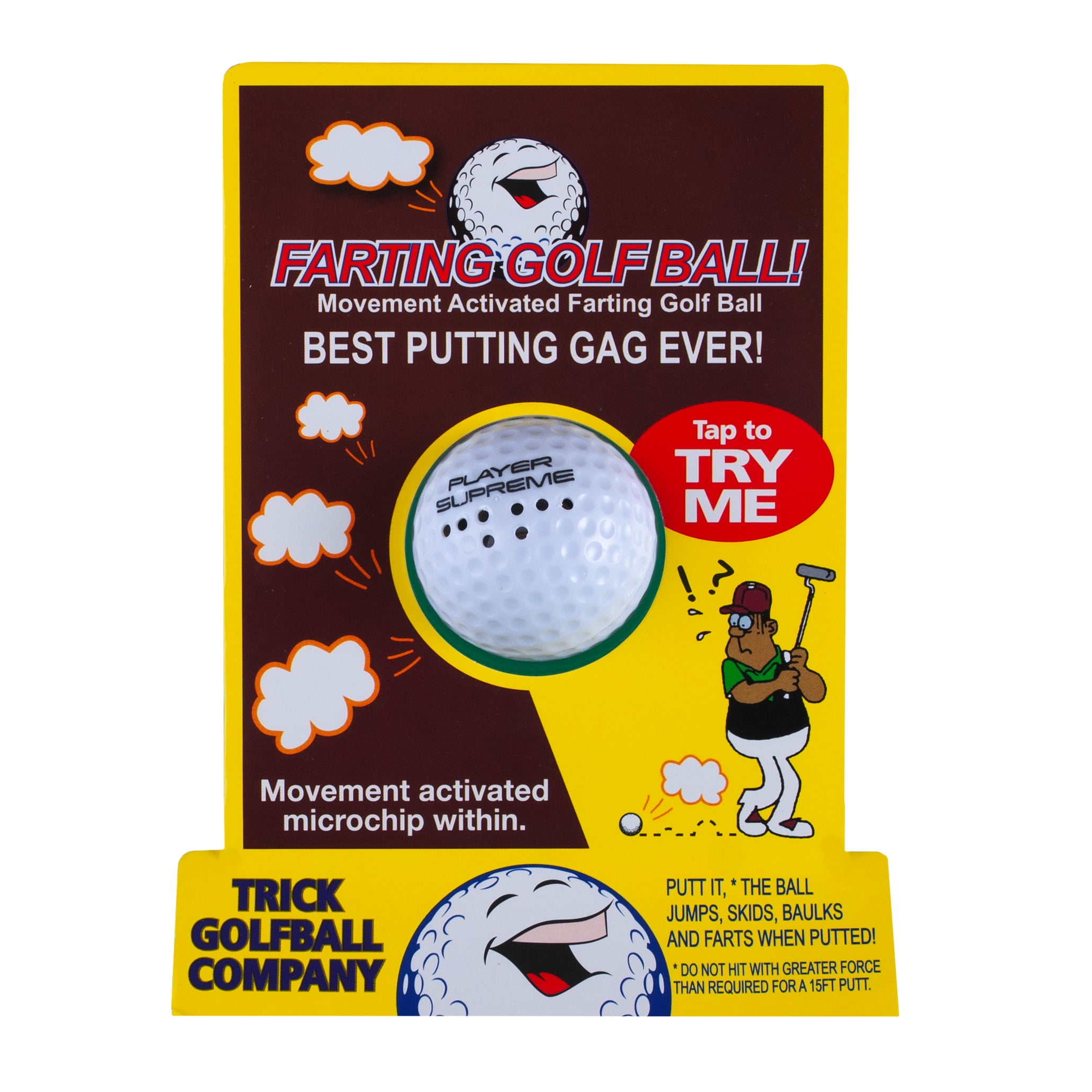Funny Movement Activated Farting Golf Ball - Walmart.com
