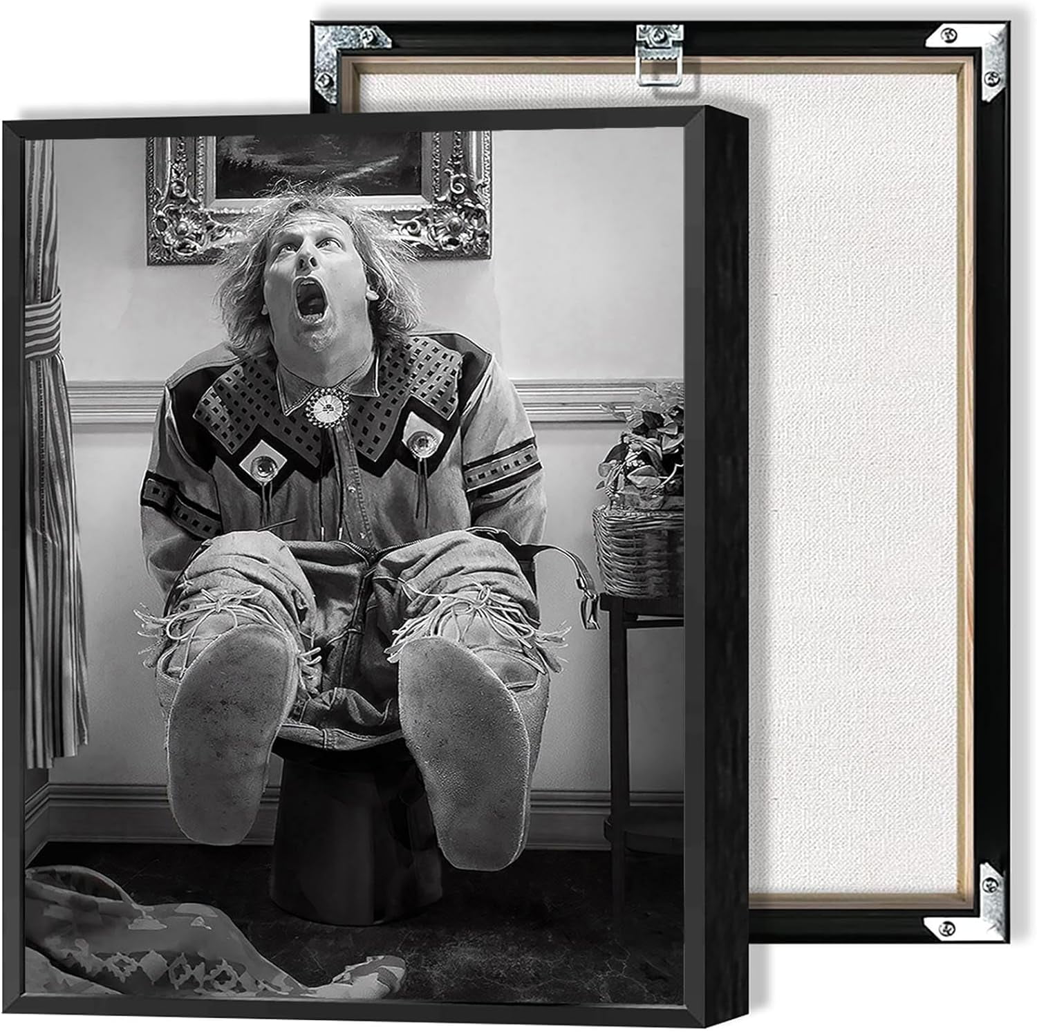 Funny Movie Posters for Bathroom Decor-black White Humor Dumb and ...