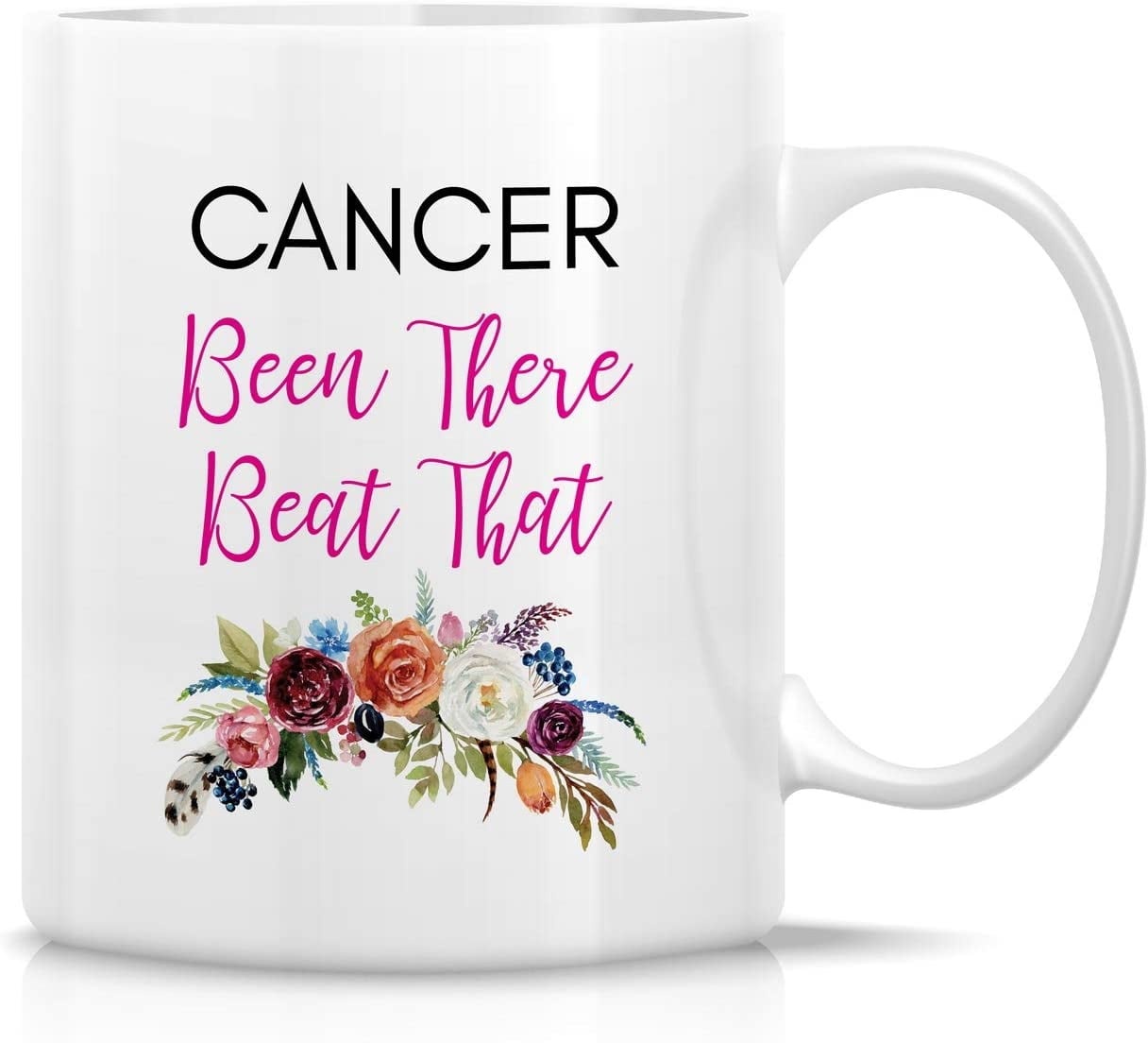 Funny Mug - Cancer Been There Beat That 11 Oz Ceramic Tea Coffee Mugs ...