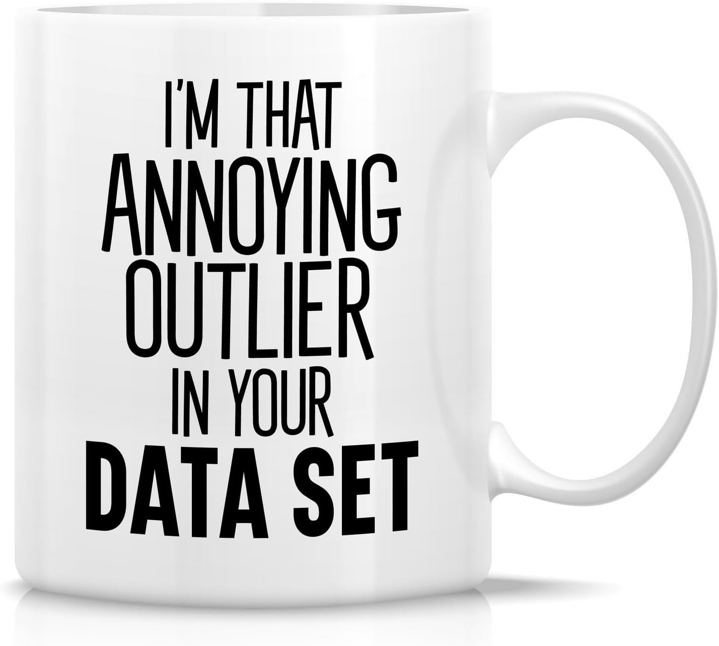 Funny Mug for Data Scientist - Modeling, Set Outlier - Ceramic Coffee ...