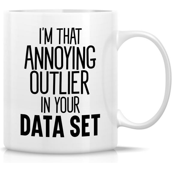 Funny Mug for Data Scientist - Modeling, Set Outlier - Ceramic Coffee ...