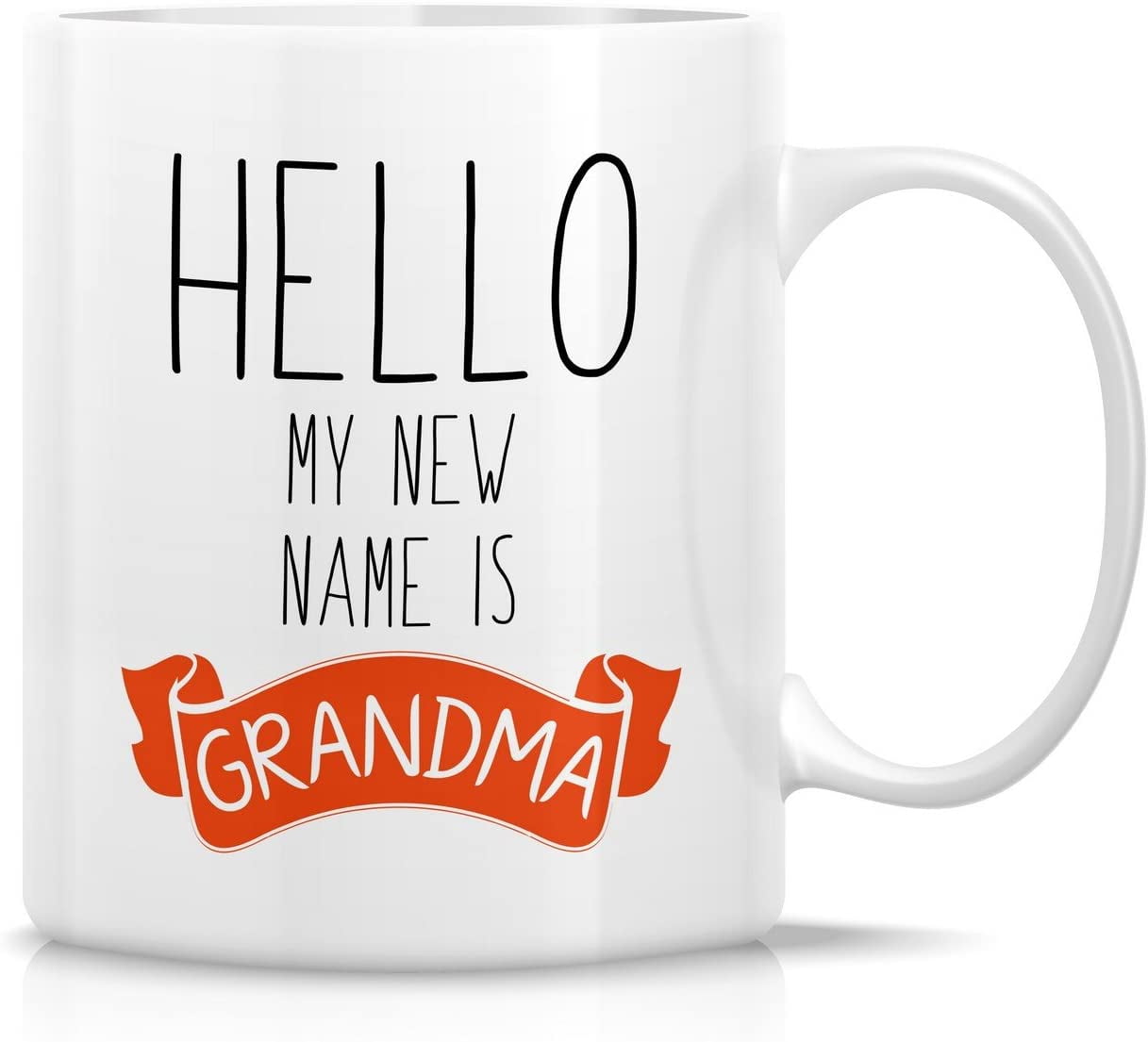 Funny Mug - Hello My New Name is Grandma 11 Oz Ceramic Coffee Mugs ...