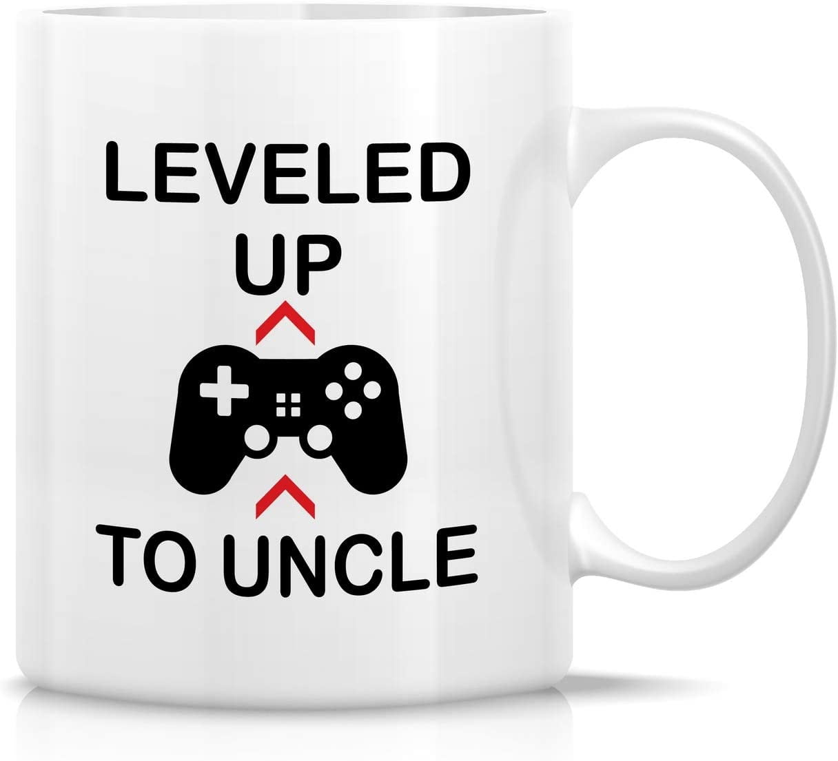 Funny Mug - Leveled Up To Uncle Gamer 11 Oz Ceramic Tea Coffee Mugs ...