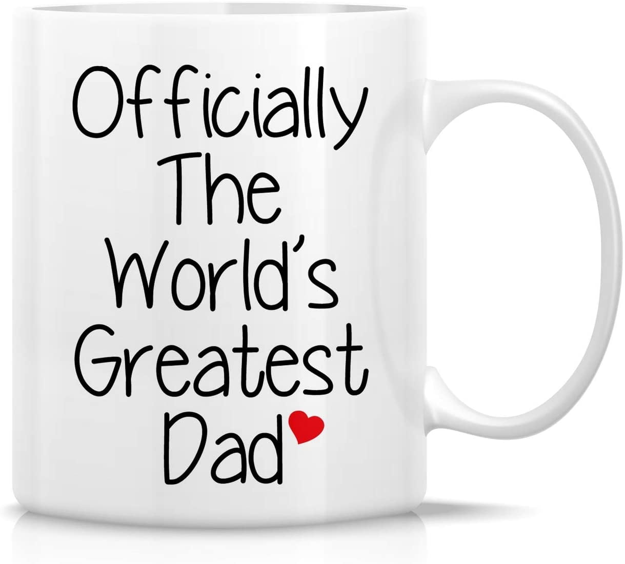 Funny Mug - Officially The World's Greatest Dad 11 Oz Ceramic Coffee ...