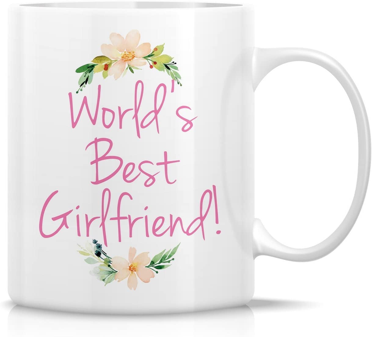 Funny Mug - World's Best Girlfriend! 11 Oz Ceramic Coffee Mugs - Funny ...