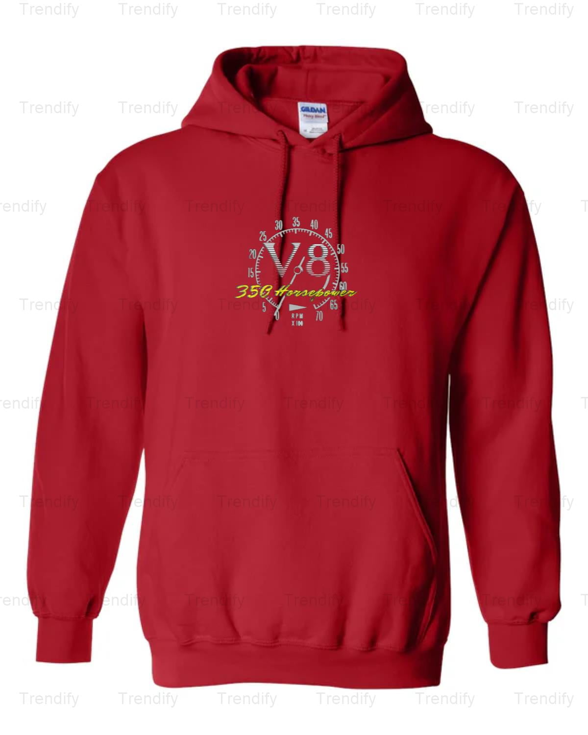 Funny Muscle Car V8 Engine Automobile Graphic Hoodie M3082682, Up to ...