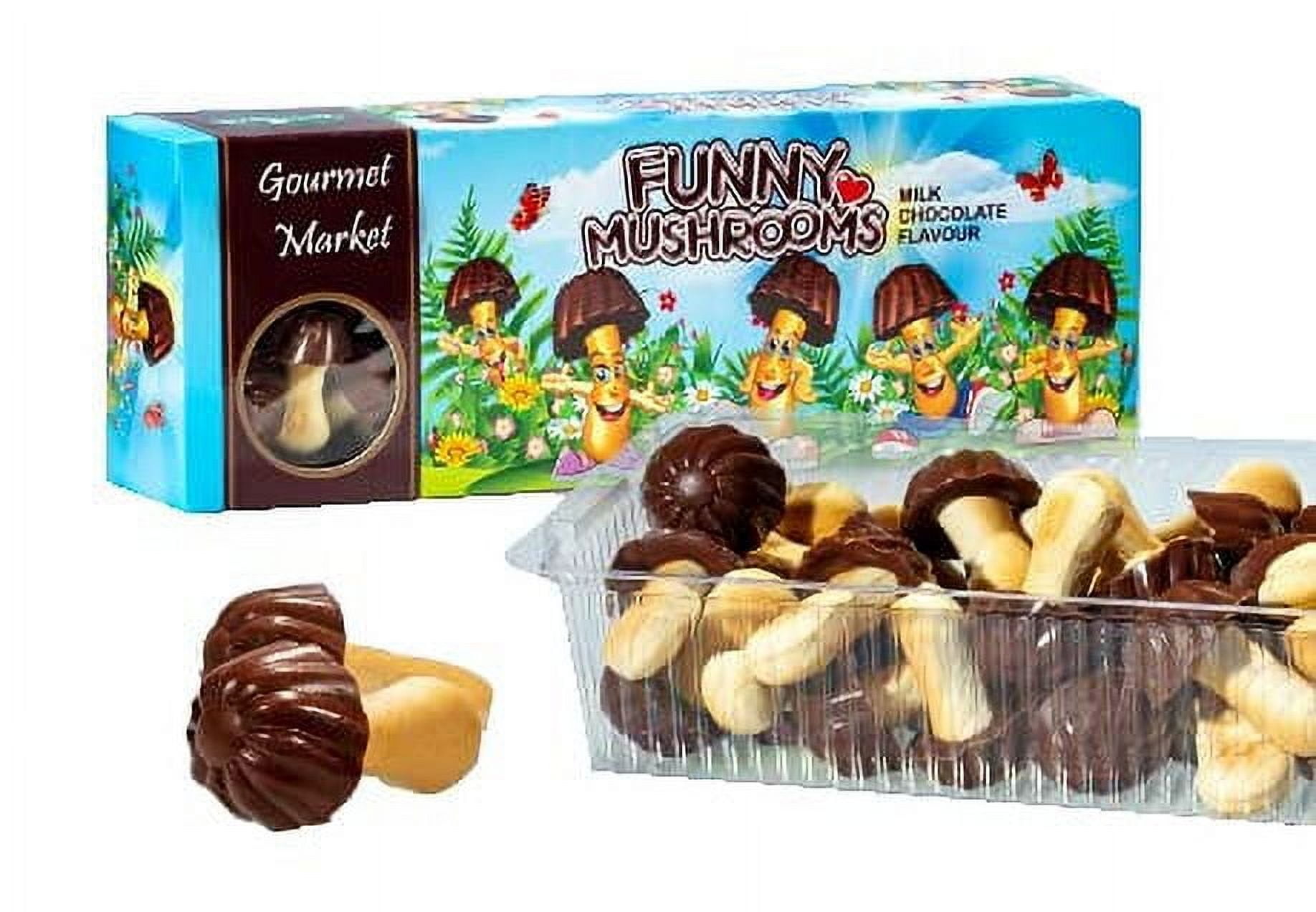 "Funny Mushrooms" / Mushroom Shaped Biscuits Chocolate Flavor Pack Of 2 ...