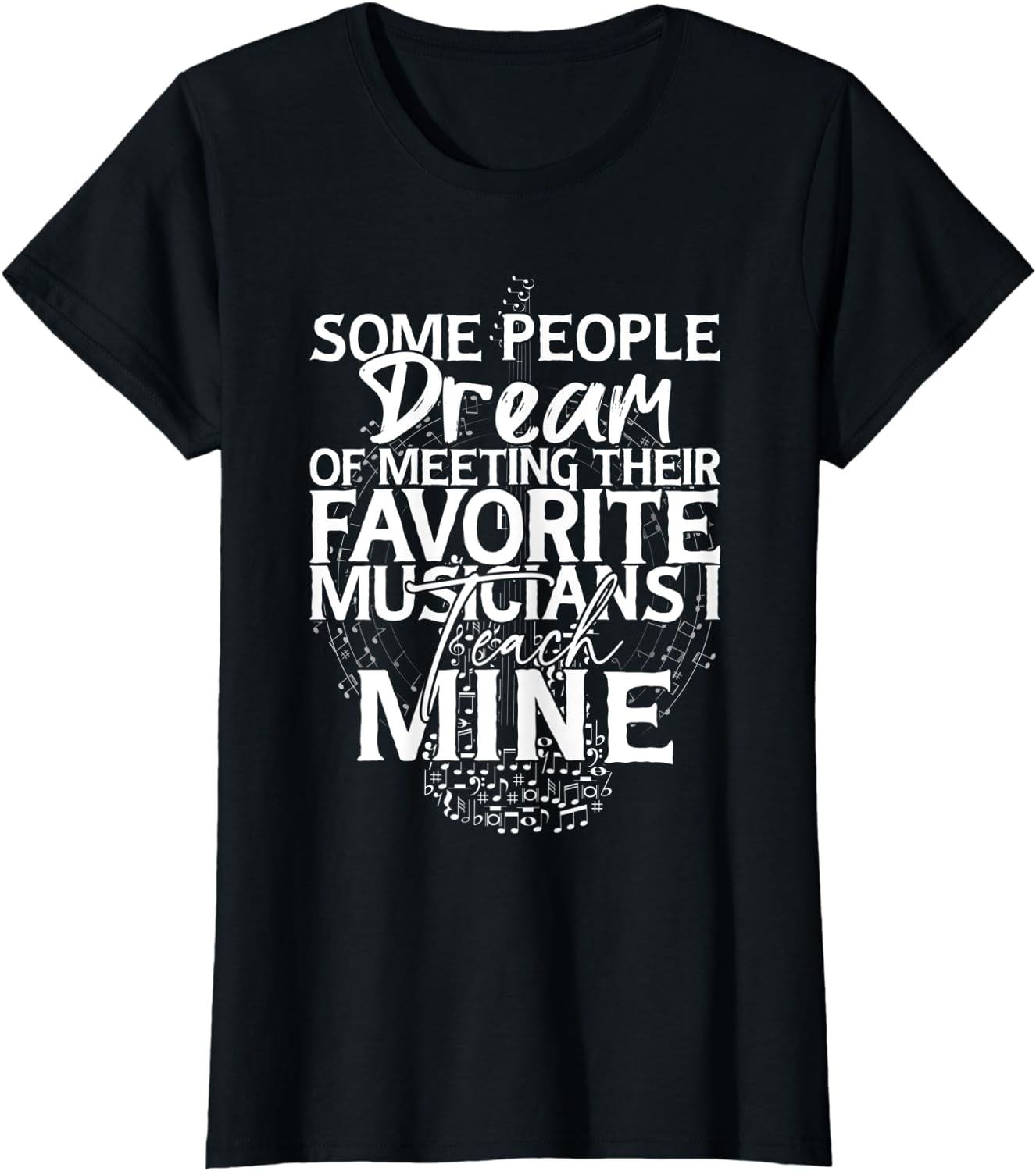 Funny Music Teacher Musician Print T-Shirt - Walmart.com