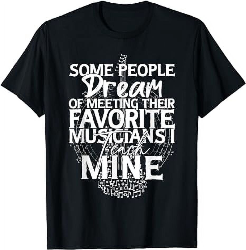 Funny Music Teacher Musician Print T-Shirt - Walmart.com