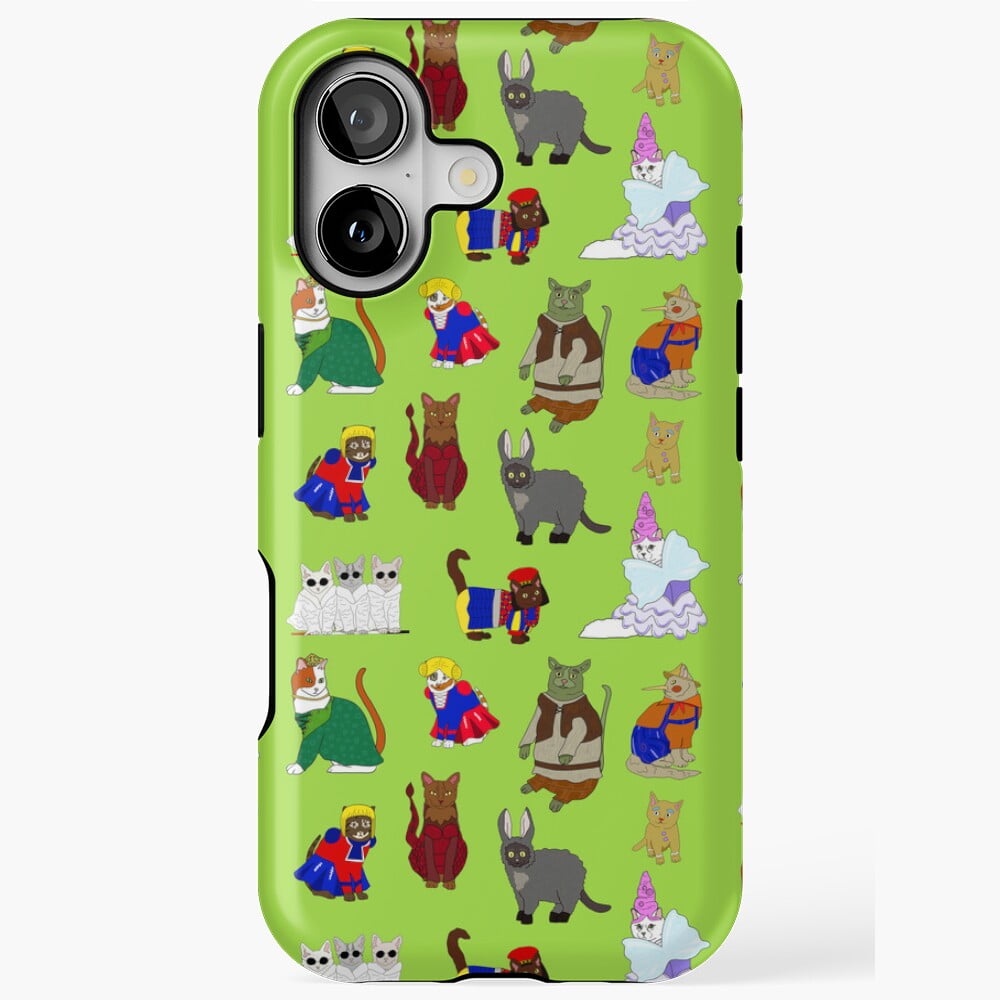 Funny Musical Cat Inspired Cartoon Illustration iPhone 17 through 11 ...