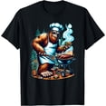 Funny Mythical Grill Master T-Shirt for Dad's Outdoor BBQ Cooking ...