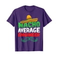 Funny Nacho Average Engineer T-Shirt with Sombrero and Mustache Graphic ...