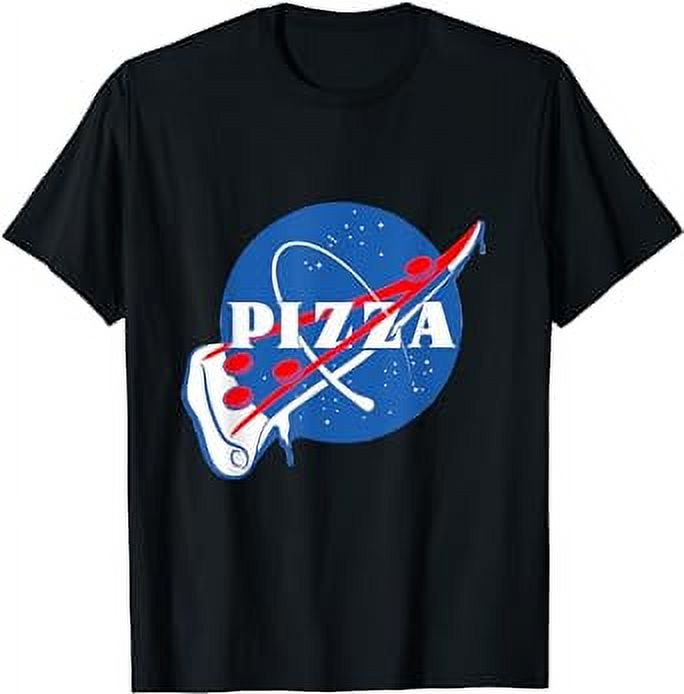 Funny Nasa T-Shirt - Nasa Pizza Slice T-Shirt - Walmart.com
