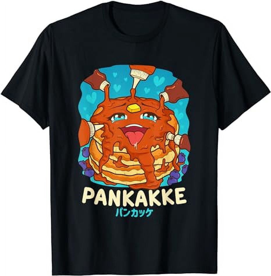 Funny Naughty Foodie Pun Kawaii Pankakke Japanese Pancake T Shirt