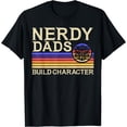 Funny Nerdy Dad RPG Gaming D20 Tabletop Games T-Shirt - Build Character ...
