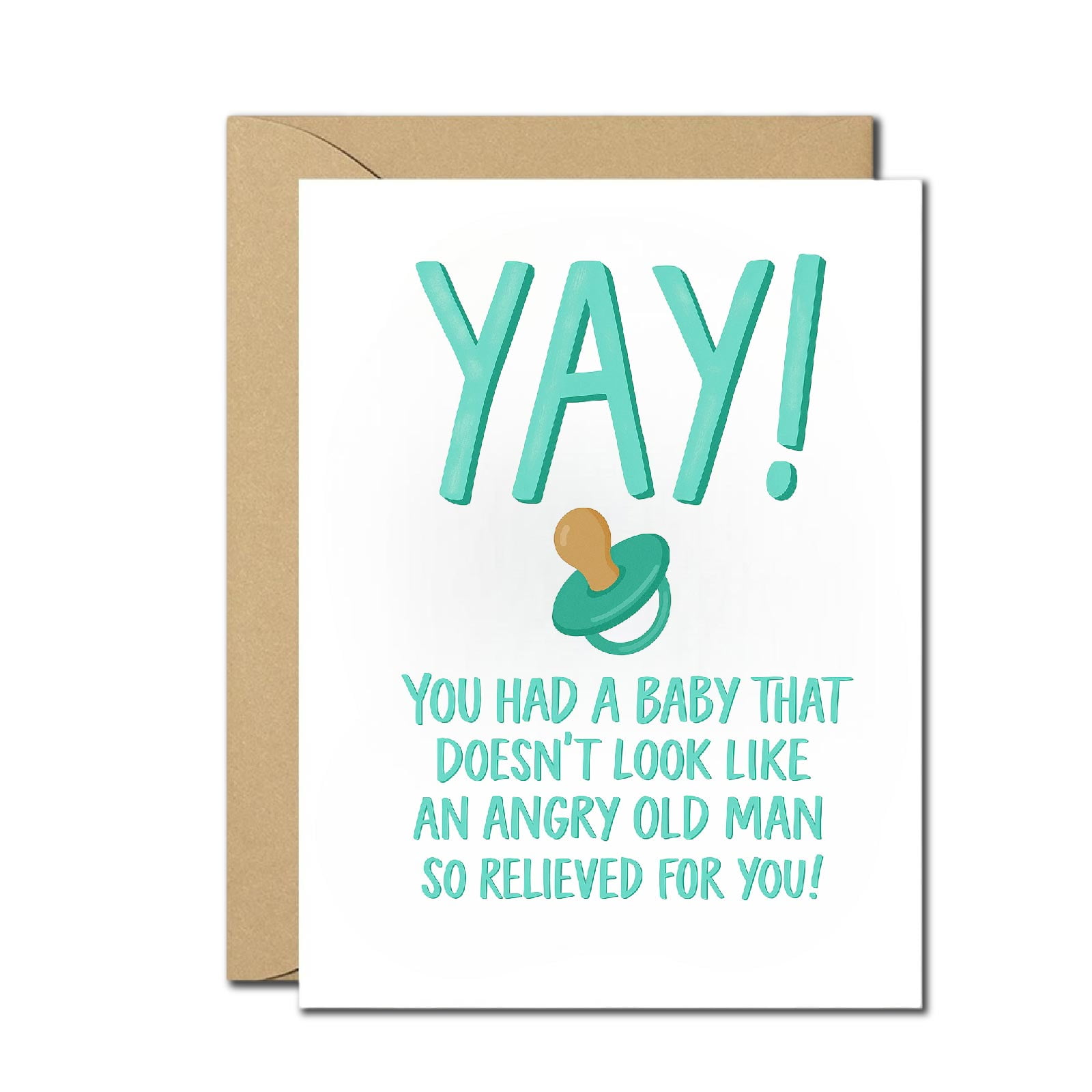Funny New Baby Congratulations Card – “YAY! You Had a Baby That Doesn't ...