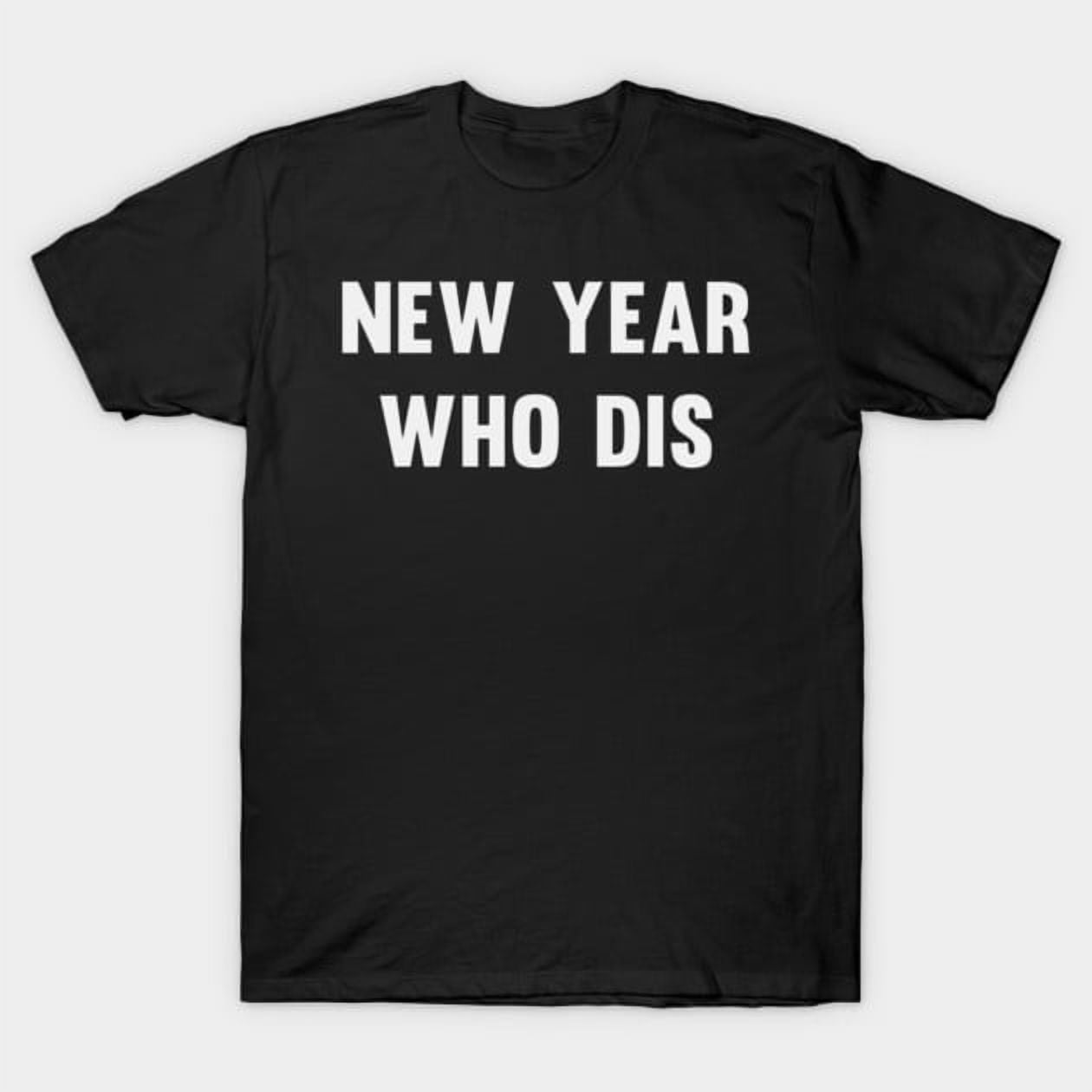 Funny New Year Who Dis Sarcastic Holiday Humor Artwork Print, H7034 ...