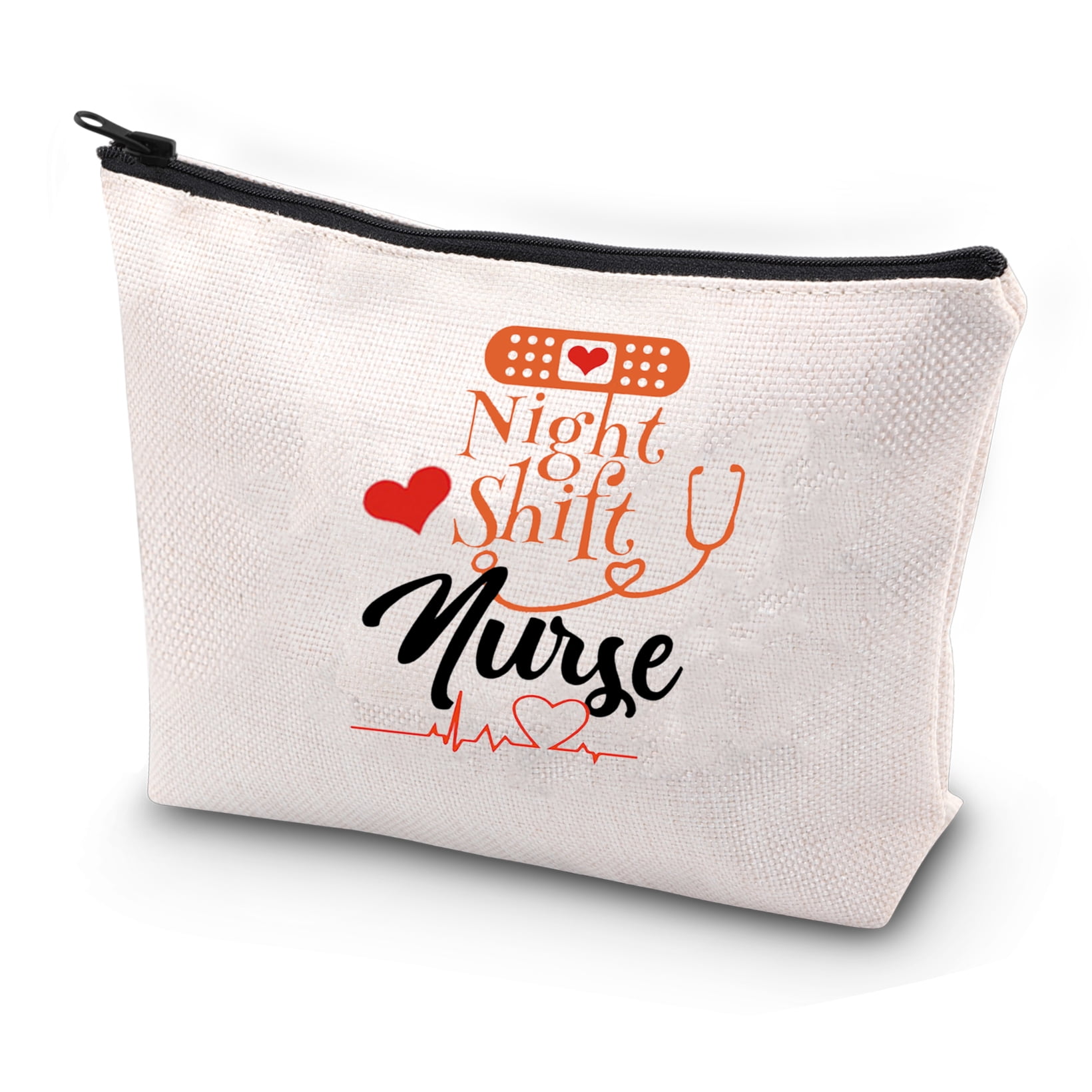 Funny Night Shift Nurse Makeup Bag RN Nurse Gifts Night Shift Worker ...