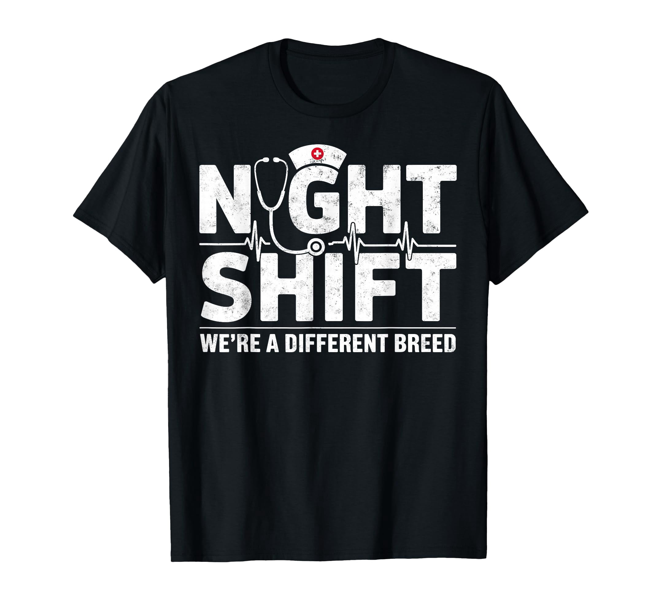 Funny Night Shift Nurse T-Shirt for Resilient Healthcare Heroes ...