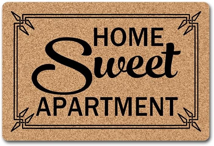Funny Non-Slip Rubber Welcome Doormat with Humorous Design, 23.6 x 15.7 ...