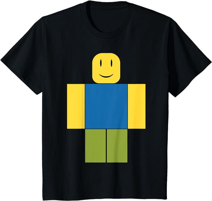 Funny Noob Alert Roblox Minecraft Youth T-Shirt, Gamer Gift, Black ...
