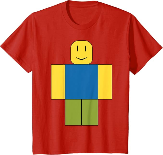 Funny Noob Alert Roblox Minecraft Youth T-Shirt, Gamer Gift, Red Color ...
