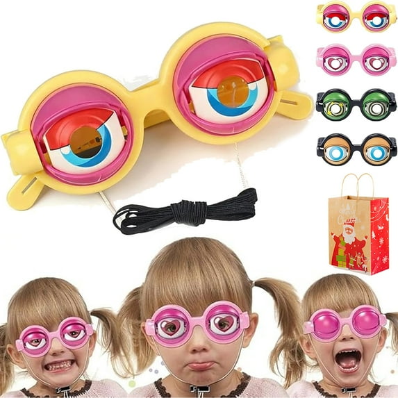 Funny Novelty Glasses, Curious Funny Novelty Glasses with Winking Eye ...