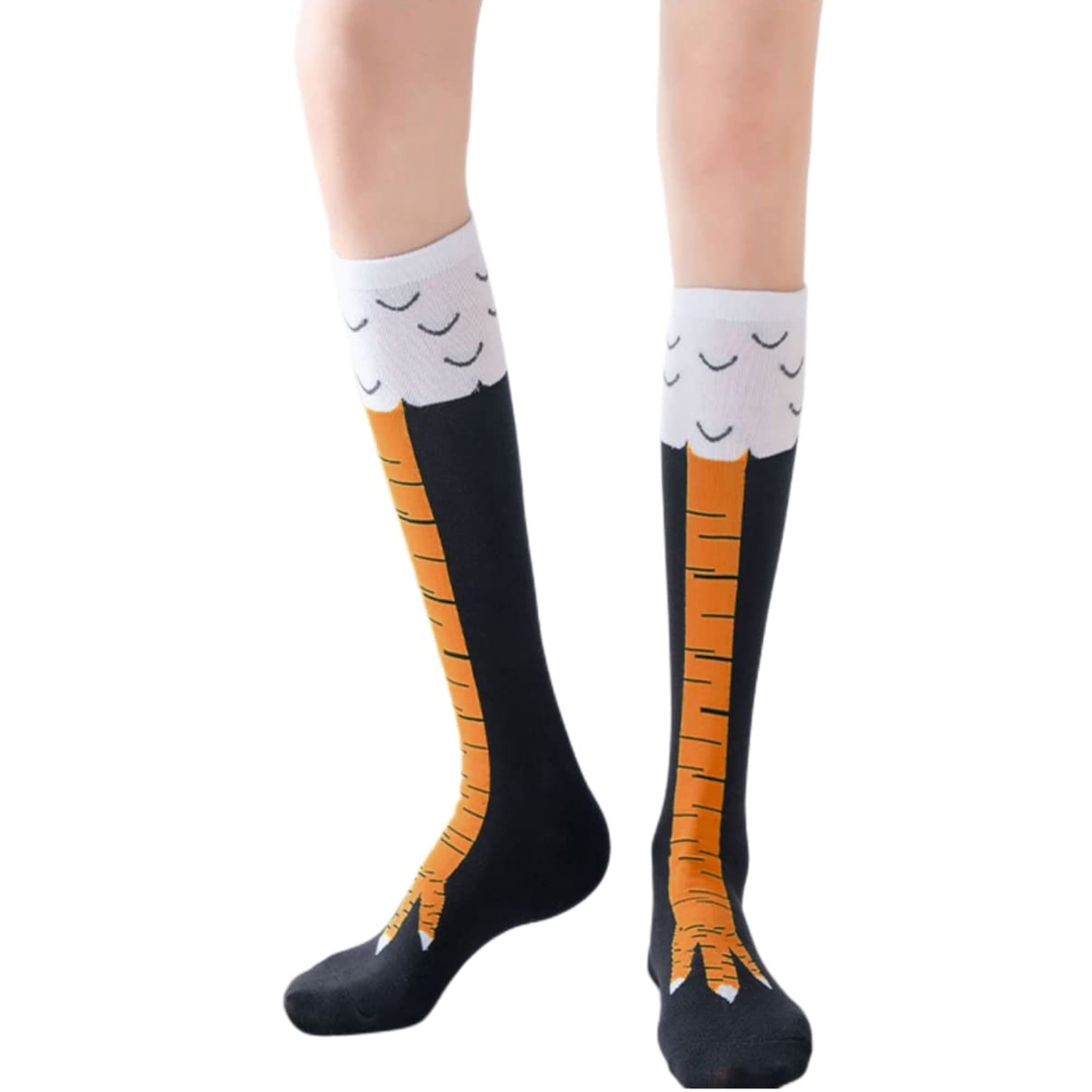 Funny Novelty Socks 3D Animal Paw Socks Crazy Chicken Leg Socks ...