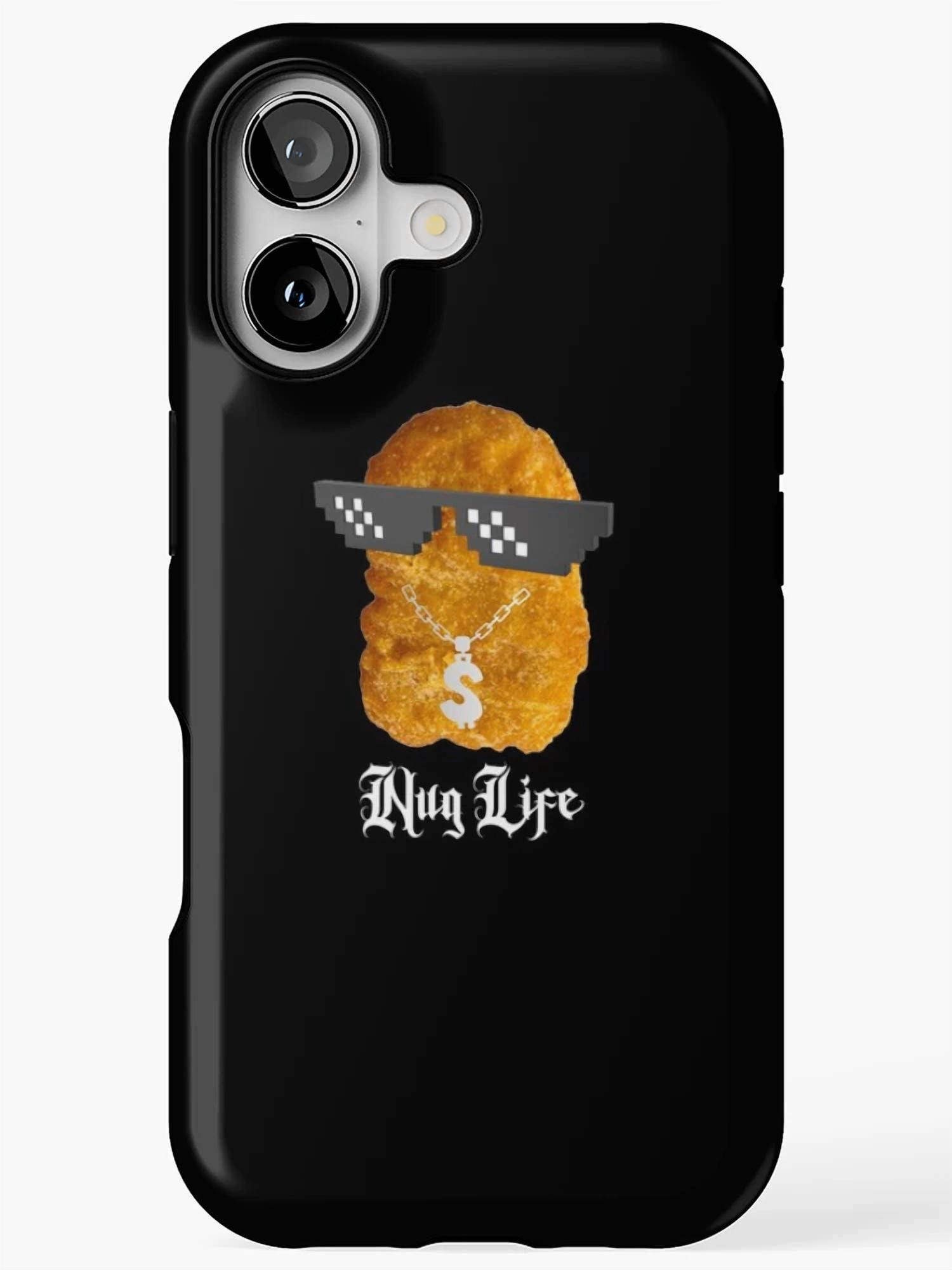 Funny Nug Life Chicken Nugget Case for 11 to 17 Pro Max Trendy Food ...
