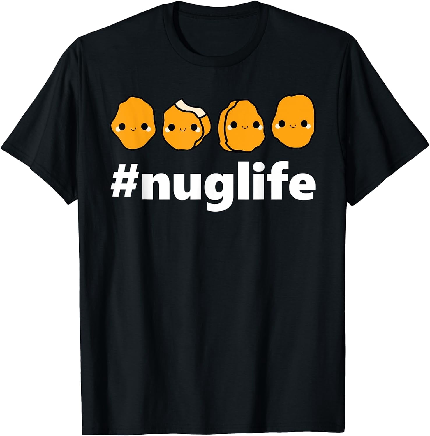 Funny Nug Life Chicken Nugget For Girl Men Costume T-Shirt-XL - Walmart.com