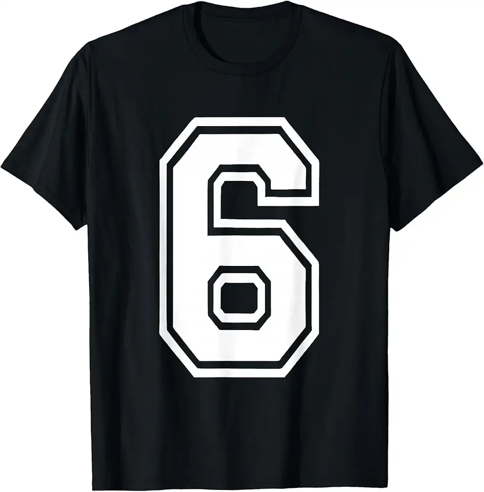 Funny Number 6 67 Meme Costume Matching Group Halloween T-Shirt ...