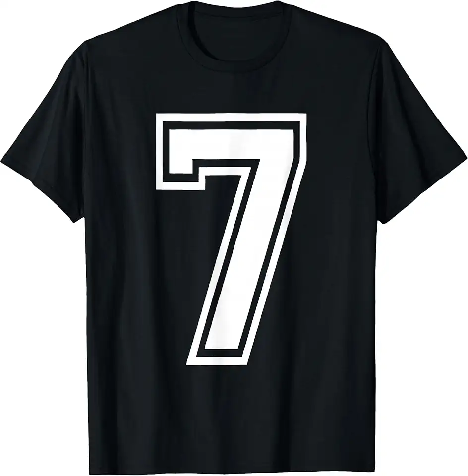 Funny Number 7 67 Meme Costume Matching Group Halloween T-Shirt ...