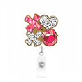 Funny Nurse Badge Reel, Cute Work Badge Holder with Retractable Clip ...