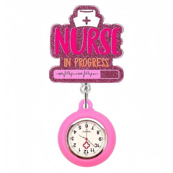 Funny Nurse Badge Reel, Cute Work Badge Holder with Retractable Clip ...