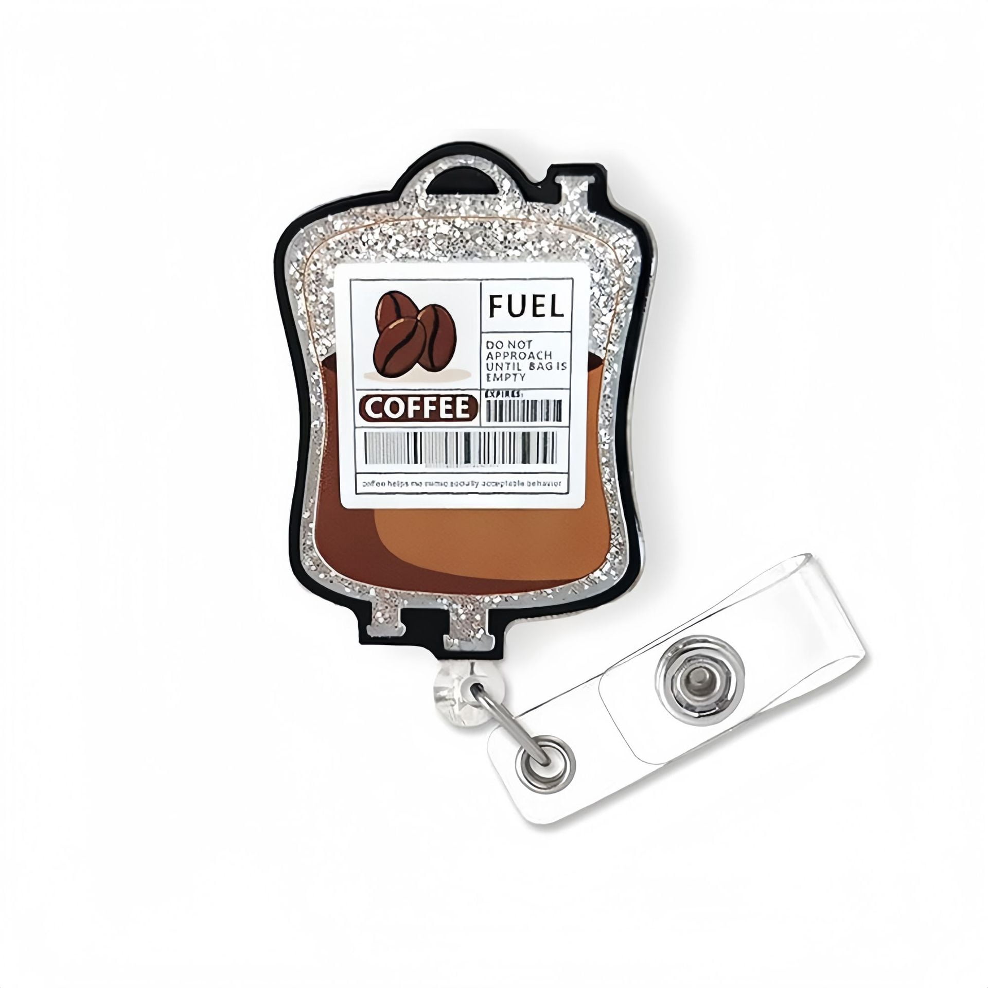 Funny Nurse Badge Reel, Cute Work Badge Holder with Retractable Clip ...