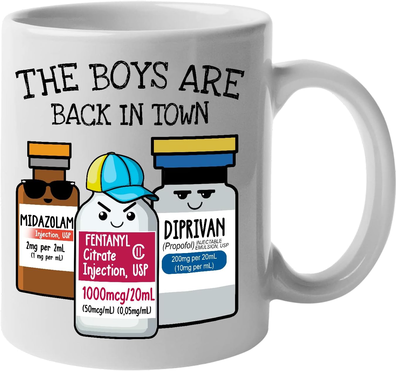 Funny Nurse Coffee Mugs - Ceramic 11oz, Nurses Week Appreciation Gifts ...