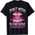 Funny Nursing Graphic T-Shirt - STAB People RN LVN Design with Caduceus ...