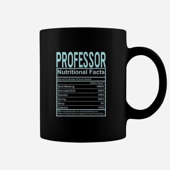 Funny Nutrition Facts Professor Coffee Mug - Walmart.com