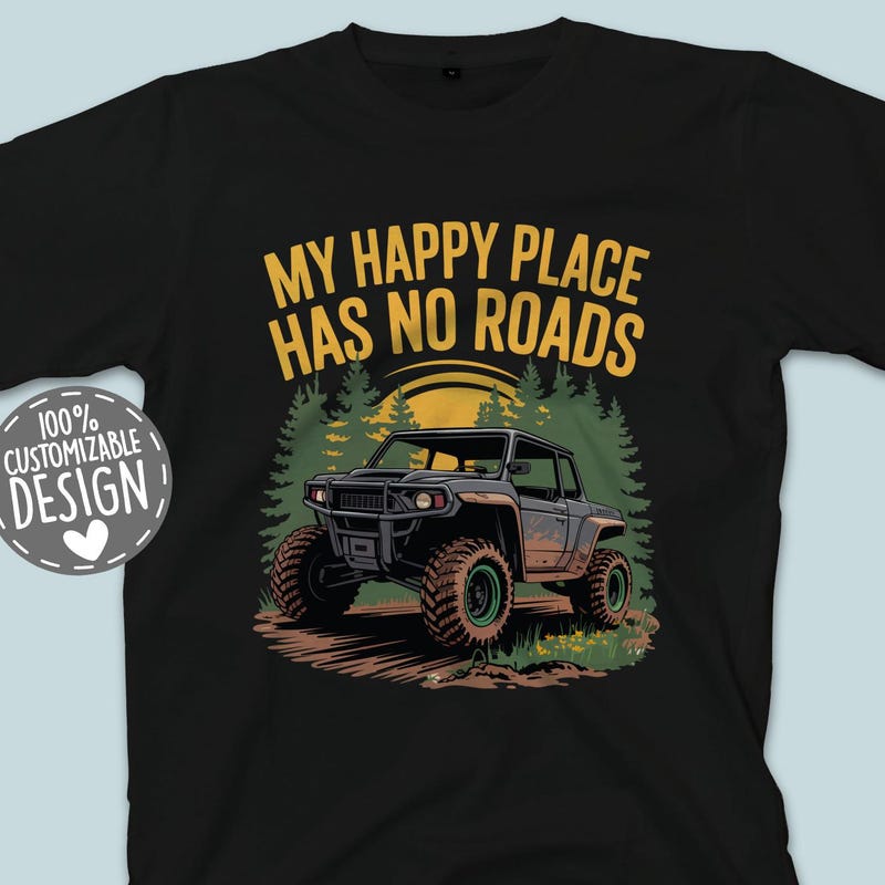 Funny Off Road 4x4 Themed UTV SxS Driver Outdoor Graphic Apparel,for ...