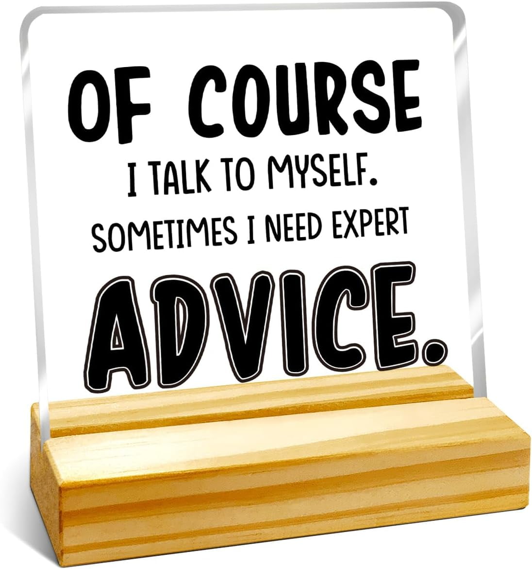 Funny Office Acrylic Sign,Humorous Office Desk Decor,Sarcastic Signs ...