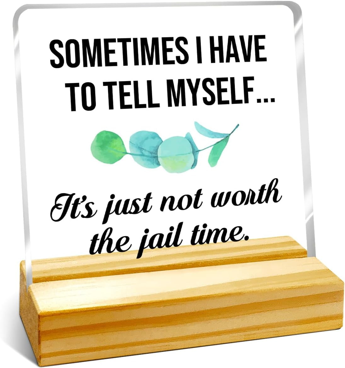 Funny Office Acrylic Sign,Humorous Office Desk Decor,Sarcastic Signs ...