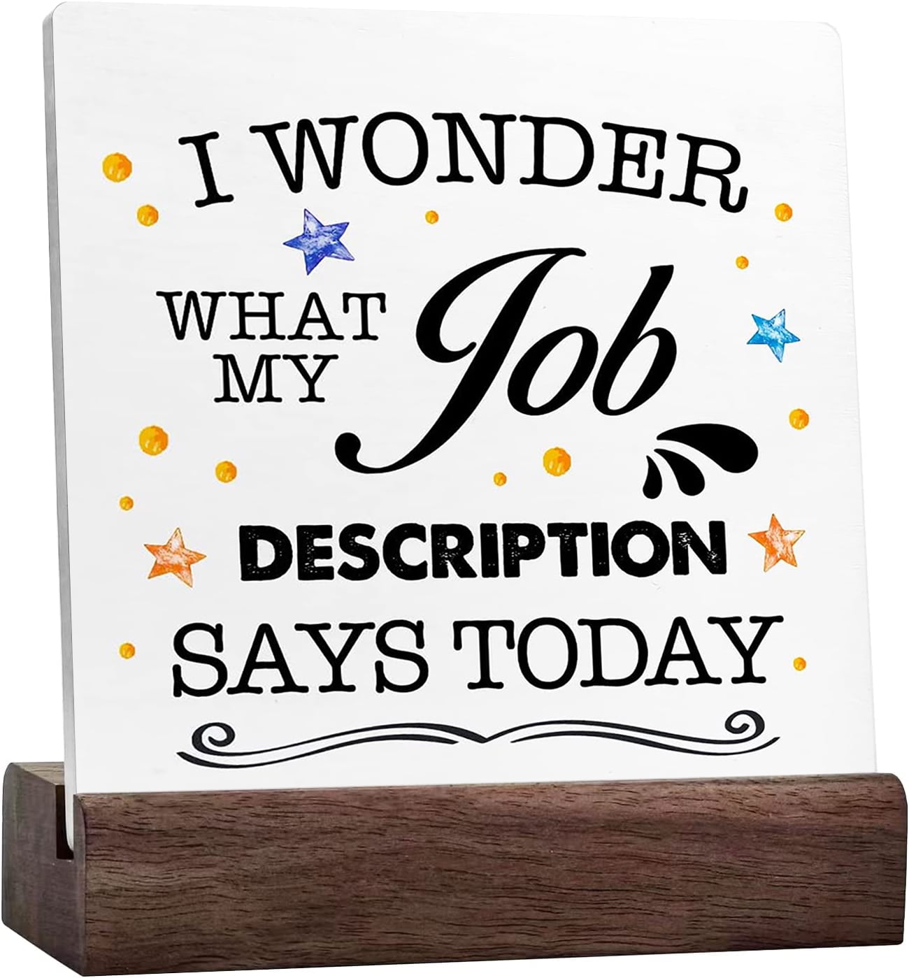 Funny Office Ceramic Table Sign,Sarcastic Office Signs,Office ...