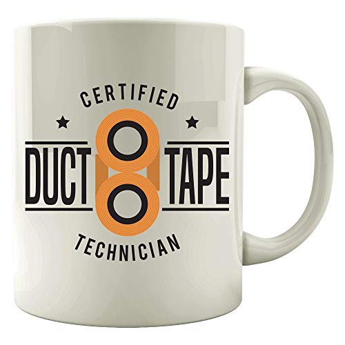 Funny Office - Certified Duct Tape Technician - Career Work Humor ...